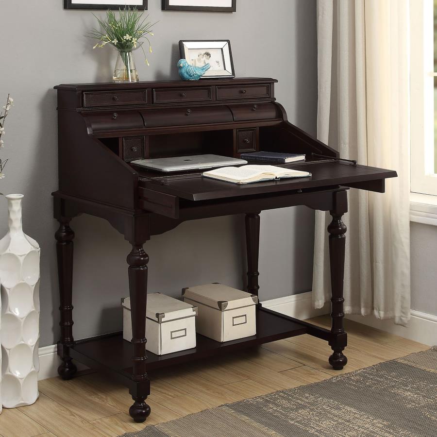 10-drawer Secretary Desk – Furniture and Decor